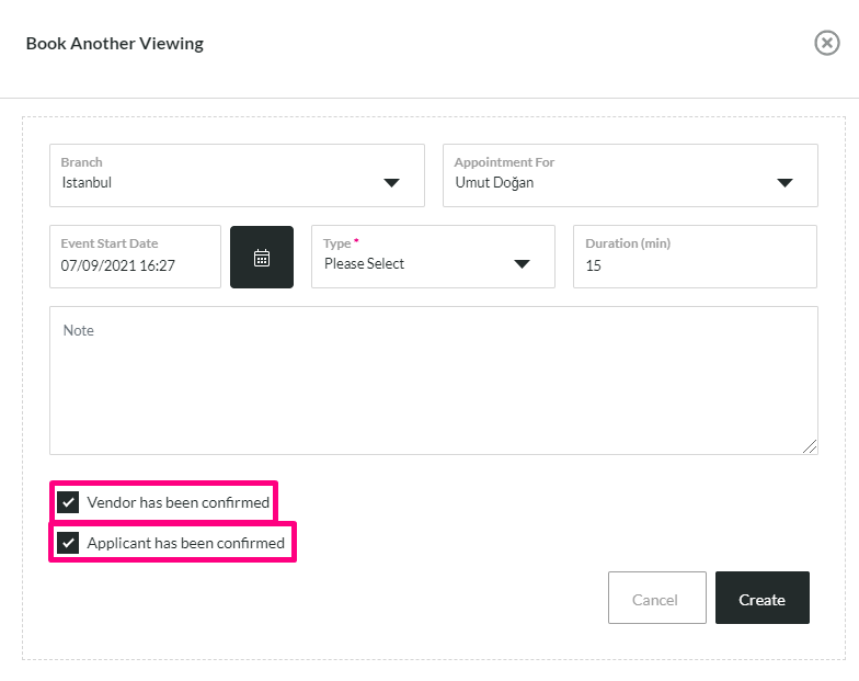 Viewings and Offers - How to Send Viewing Confirmation. – iceberg ...